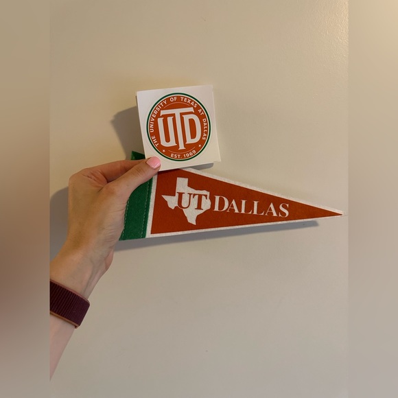 Other | The University Of Texas At Dallas Stickers Minipennant | Poshmark
